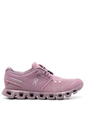 On Cloud Debossed-logo Sneakers - Purple