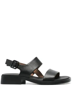 Camper Edy Flat Sandals - Black