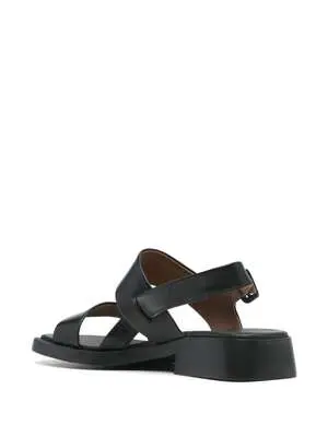 Camper Edy Flat Sandals - Black