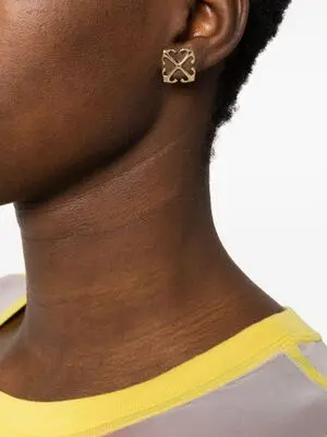 Off-White Mini Arrow Earrings