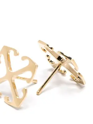 Off-White Mini Arrow Earrings