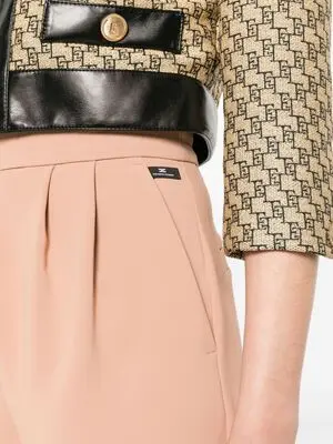 Elisabetta Franchi Crepe Shorts - Pink