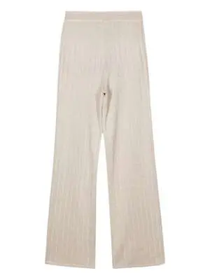 Lorena Antoniazzi Wide-ribbed Knit Trousers