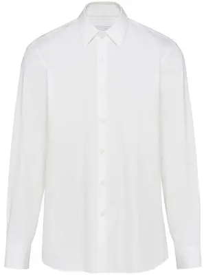 Prada Long-sleeve Cotton Shirt - White