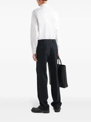 Prada Long-sleeve Cotton Shirt - White