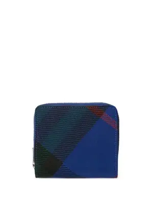 Burberry Checked Leather Wallet