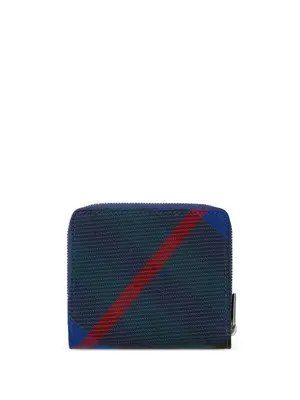 Burberry Checked Leather Wallet