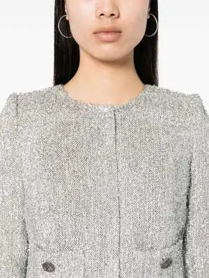 Elisabetta Franchi Tweed Cropped Jacket