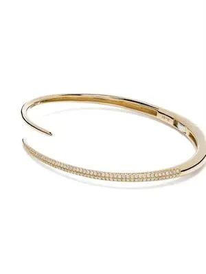 Adina Reyter 14kt Yellow Diamond Cuff Bracelet