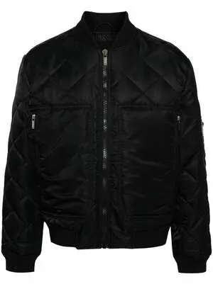 Just Cavalli Logo-embroidered Bomber Jacket