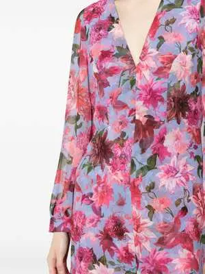 Sachin & Babi Penny Floral-print Gown - Black