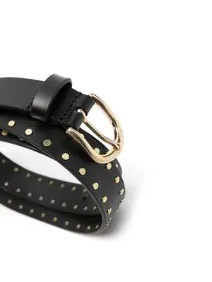 Isabel Marant Étoile Stud-embellished Belt - Black