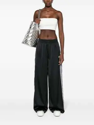 Adidas Wide-leg Satin Track Trousers