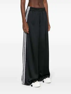 Adidas Wide-leg Satin Track Trousers