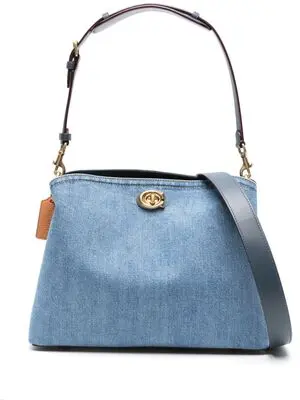 COACH Willow 24 Denim Tote Bags