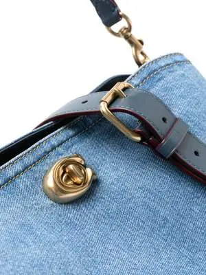 COACH Willow 24 Denim Tote Bags