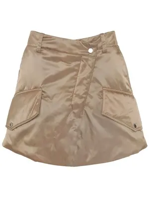 JW Anderson Mini Padded Cargo Skirt - Neutrals