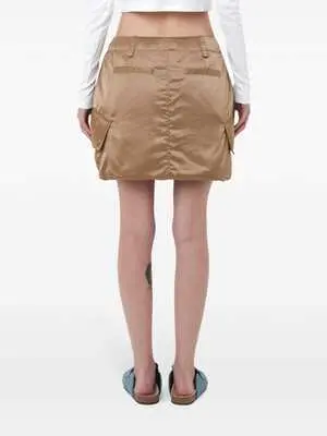JW Anderson Mini Padded Cargo Skirt - Neutrals
