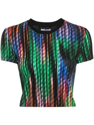 Just Cavalli Stretch Performance Tops For Women