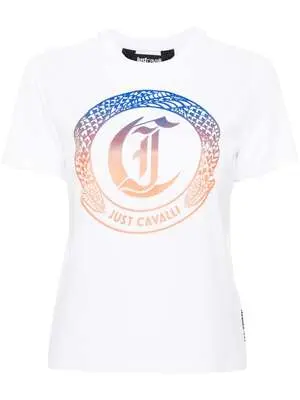 Just Cavalli Logo-print T-shirt - White