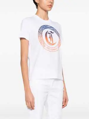 Just Cavalli Logo-print T-shirt - White