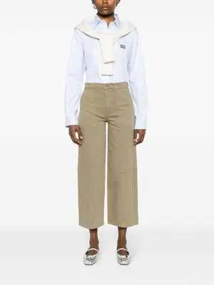 Rails Getty Mid-rise Cropped Jeans - Green