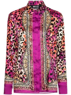 Just Cavalli Logo Shirts For Women