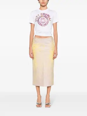 Just Cavalli Logo-print T-shirt - White