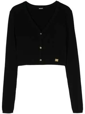 Just Cavalli Logo-plaque Cropped Cardigan