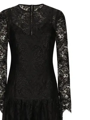 Dolce & Gabbana Chantilly Lace Midi Dress