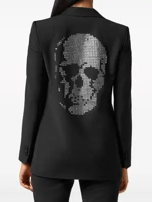 Philipp Plein Skull Crystal-embellished Blazer