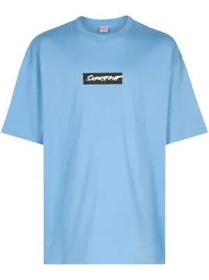 Supreme Text-print T-shirt - Blue