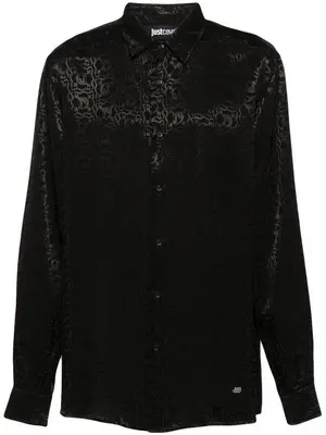 Just Cavalli Logo-jacquard Shirt