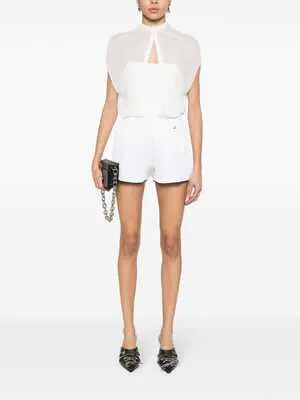 Jacquemus Le Short Maille Plissé Shorts - White