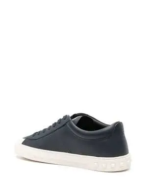 Valentino Garavani Cityplanet Leather Sneakers - Blue