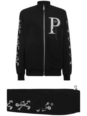 Philipp Plein Skeleton-print Jersey Tracksuit