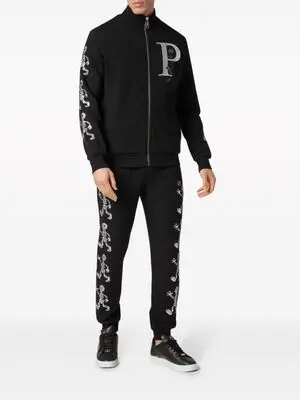 Philipp Plein Skeleton-print Jersey Tracksuit
