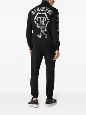 Philipp Plein Skeleton-print Jersey Tracksuit