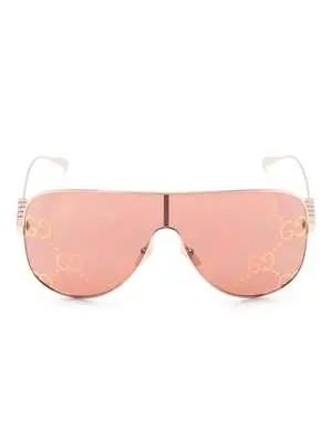 Gucci Pilot-frame Sunglasses - Pink