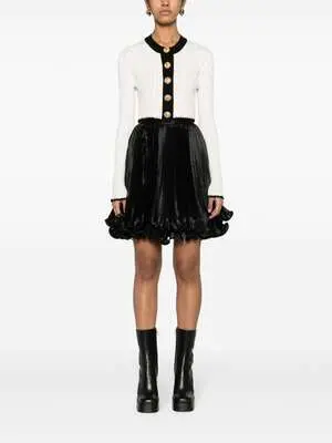 Balmain Pleated Mini Skirt
