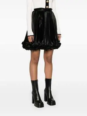Balmain Pleated Mini Skirt