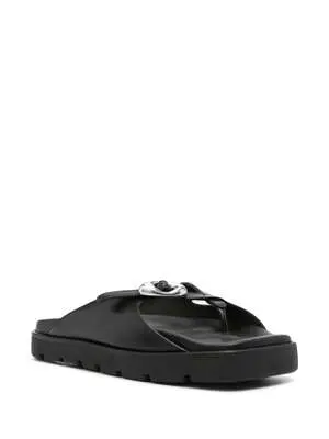 Alexander Wang Dome Logo-buckle Sandals