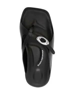 Alexander Wang Dome Logo-buckle Sandals