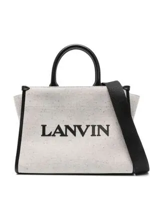 LANVIN Logo-embossed Tote Bag