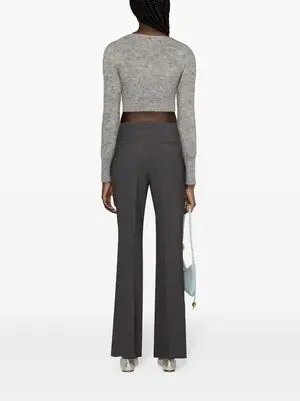 Jacquemus Brushed-finish Cardigan - Grey