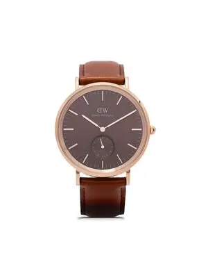 DANIEL WELLINGTON 40mm Strap Watch - Brown