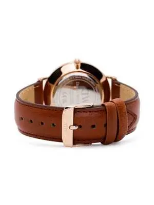 DANIEL WELLINGTON 40mm Strap Watch - Brown