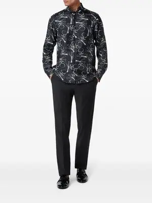 Philipp Plein Skull&bones Silk Shirt