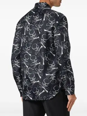 Philipp Plein Skull&bones Silk Shirt