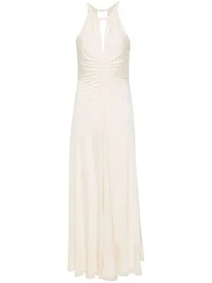 TWINSET Gathered-detail Maxi Dress